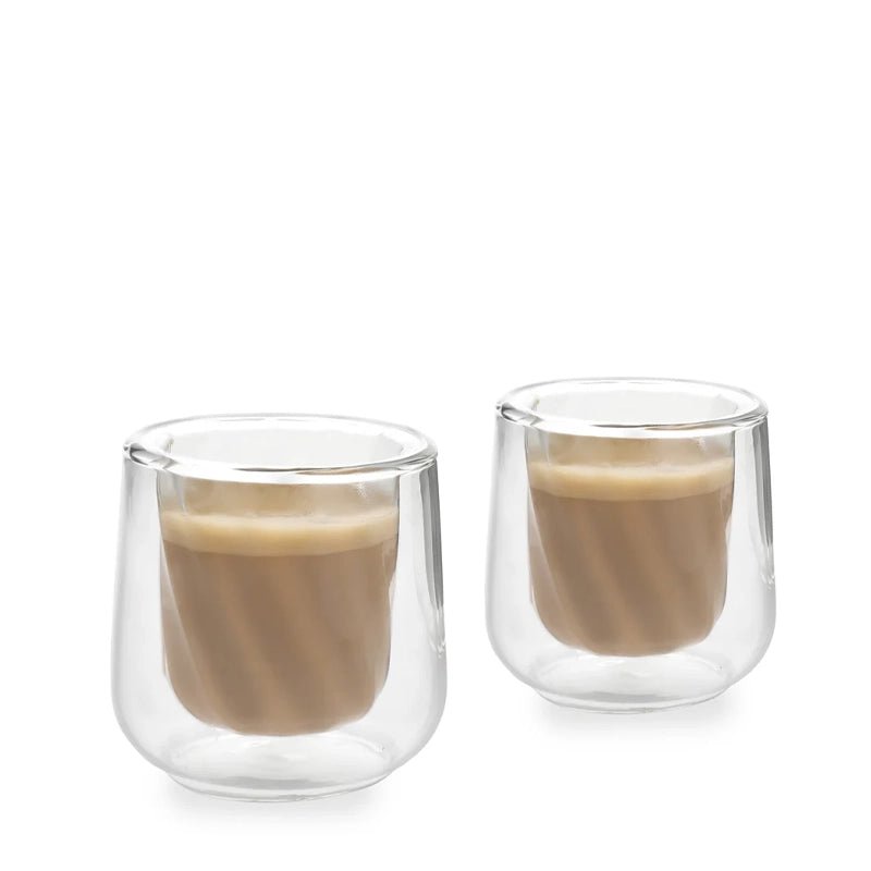 Siena Double-Walled Coffee Glasses - Set of 2 – Waha Lifestyle