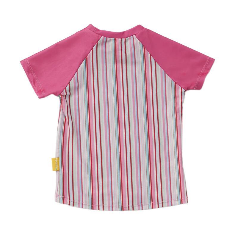 Tyoub Short Sleeve Rash Guard For Kids - Gelato Stripe | Waha Lifestyle ...